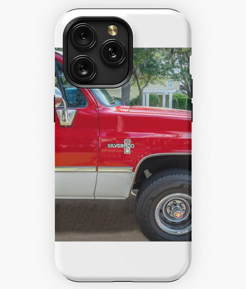 1984 Red Chevrolet C10 Silverado Truck Art G6306 Phone Case for ...