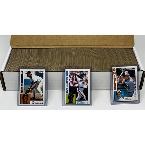 1984 Topps Baseball Hand Collated Complete Set 1-792 Mattingly Rookie ...