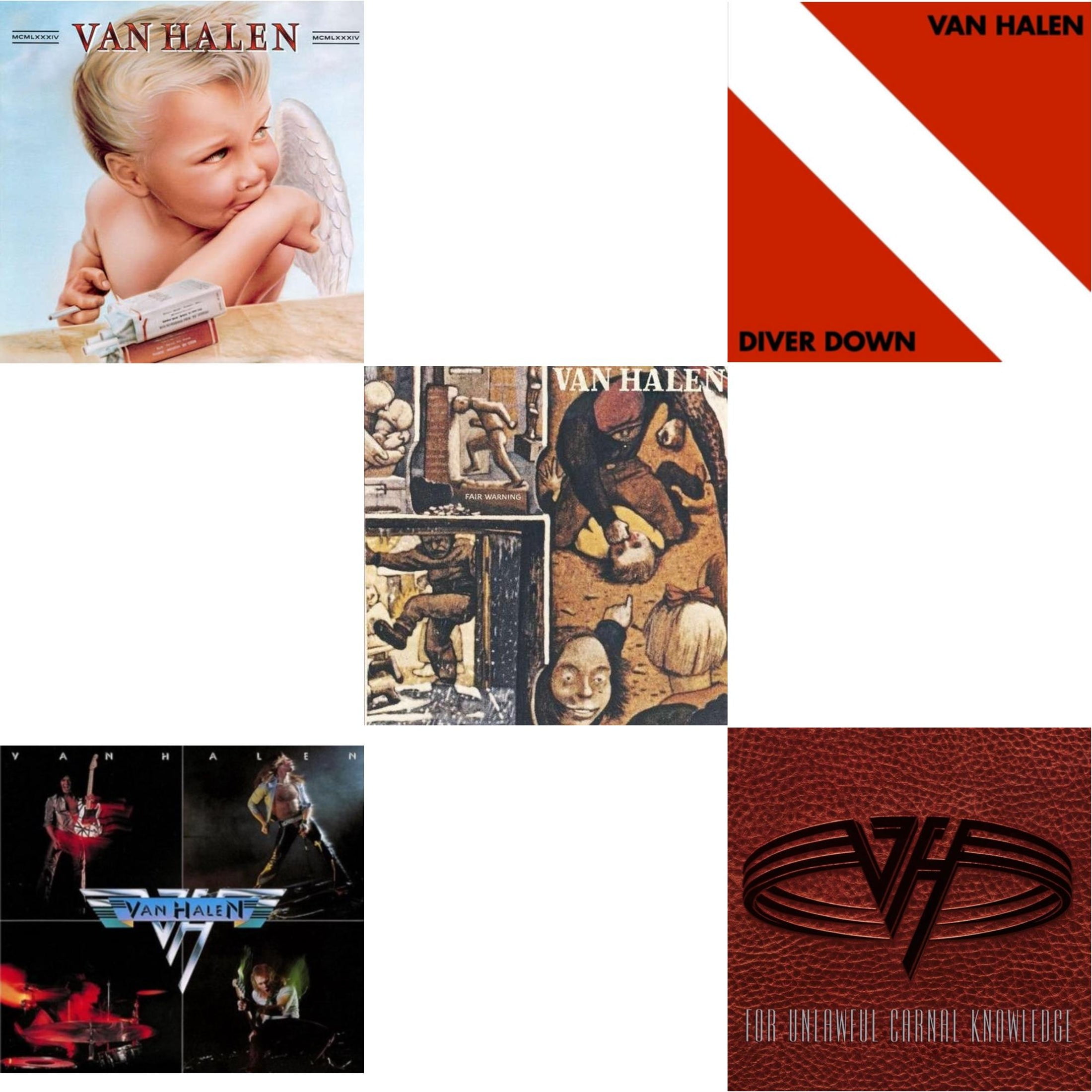 1984 & Van Halen (Digitally Remastered) & Fair Warning & Diver Down & For Unlawful Carnal ...