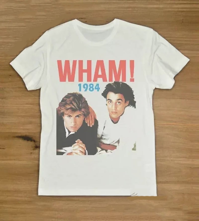 1984 Wham George Michael Andrew Ridgeley New Shirt Funny Shirt, Comfort ...