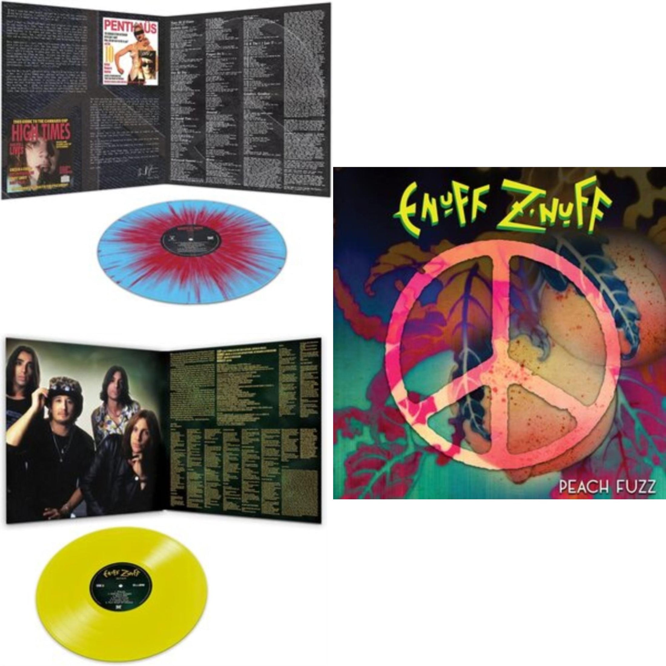 1985 (Blue & Red Starburst LP Vinyl) & Seven (Yellow LP Vinyl/Reissue ...