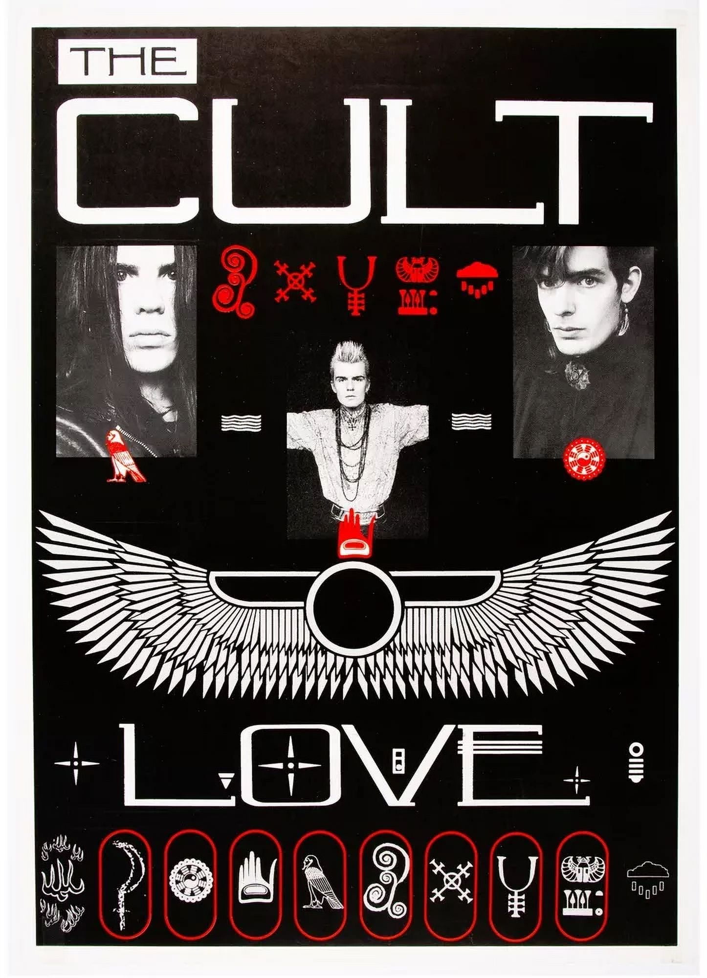 1985 CULT POSTER PROMO WALL ART PRINT ES 24 x 36 Inch Poster - Walmart.com