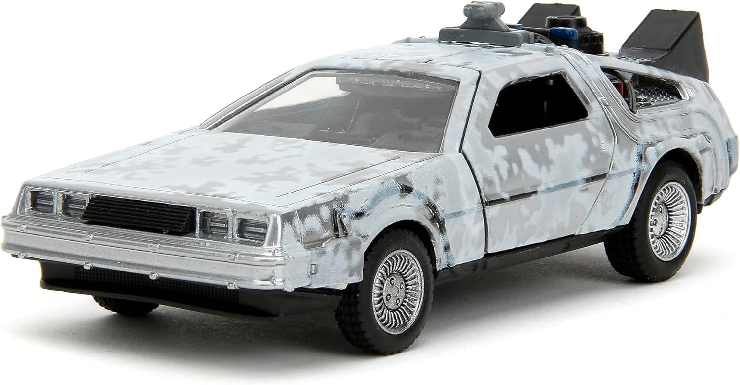 Back to The Future 1:32 Time Machine Frost Die-Cast Car, Toys for Kids ...