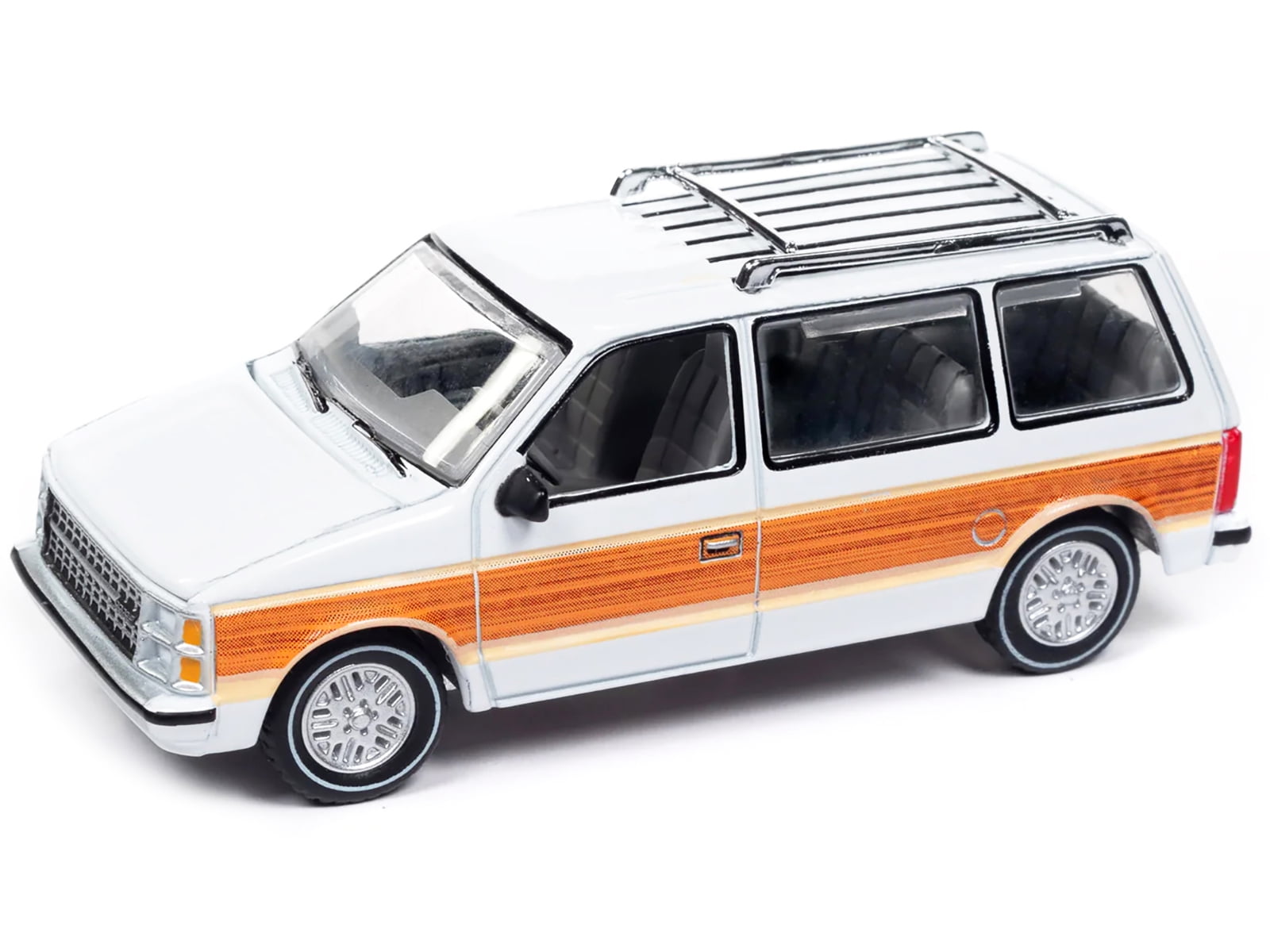 1985 Dodge Caravan Van White with Woodgrain Side Panels "Mighty ...