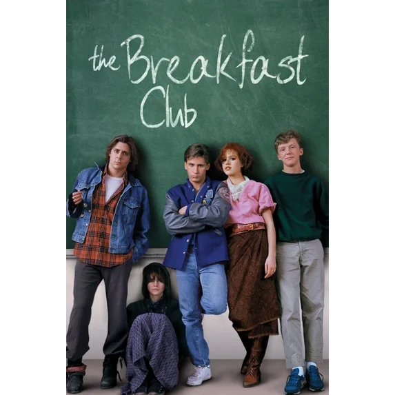 1985 The Breakfast Club Movie Poster Andrew Claire John Brian Comedy ...