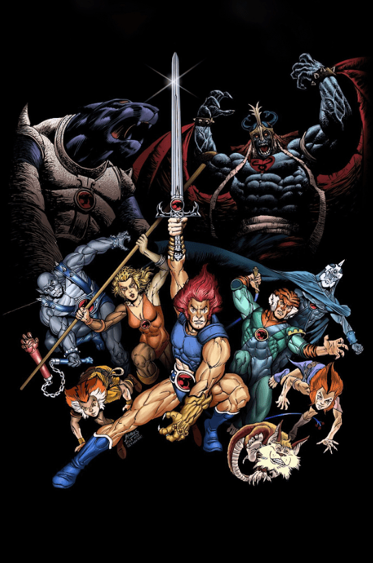 1985 ThunderCats Poster 24x36 | Classic 80s Cartoon Art | Lion-O ...