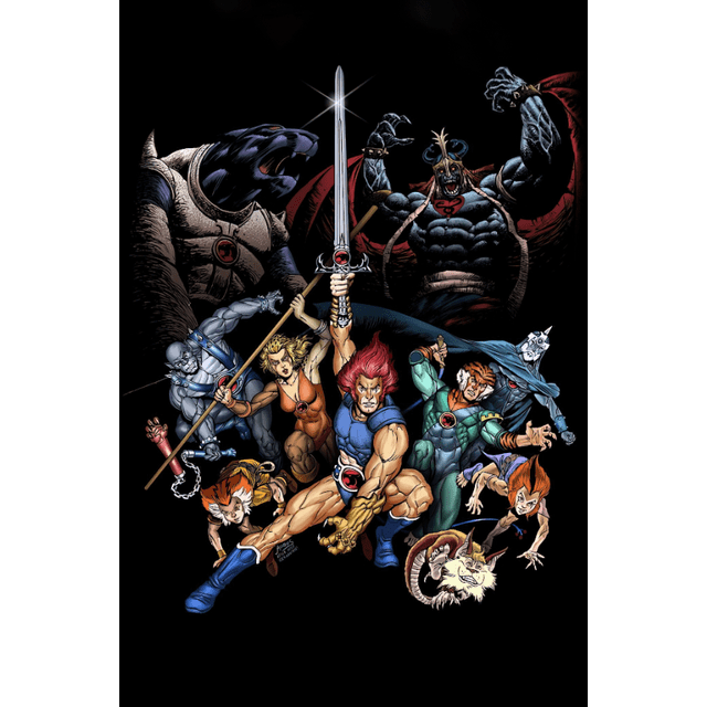 1985 ThunderCats Poster 24x36 | Classic 80s Cartoon Art | Lion-O ...