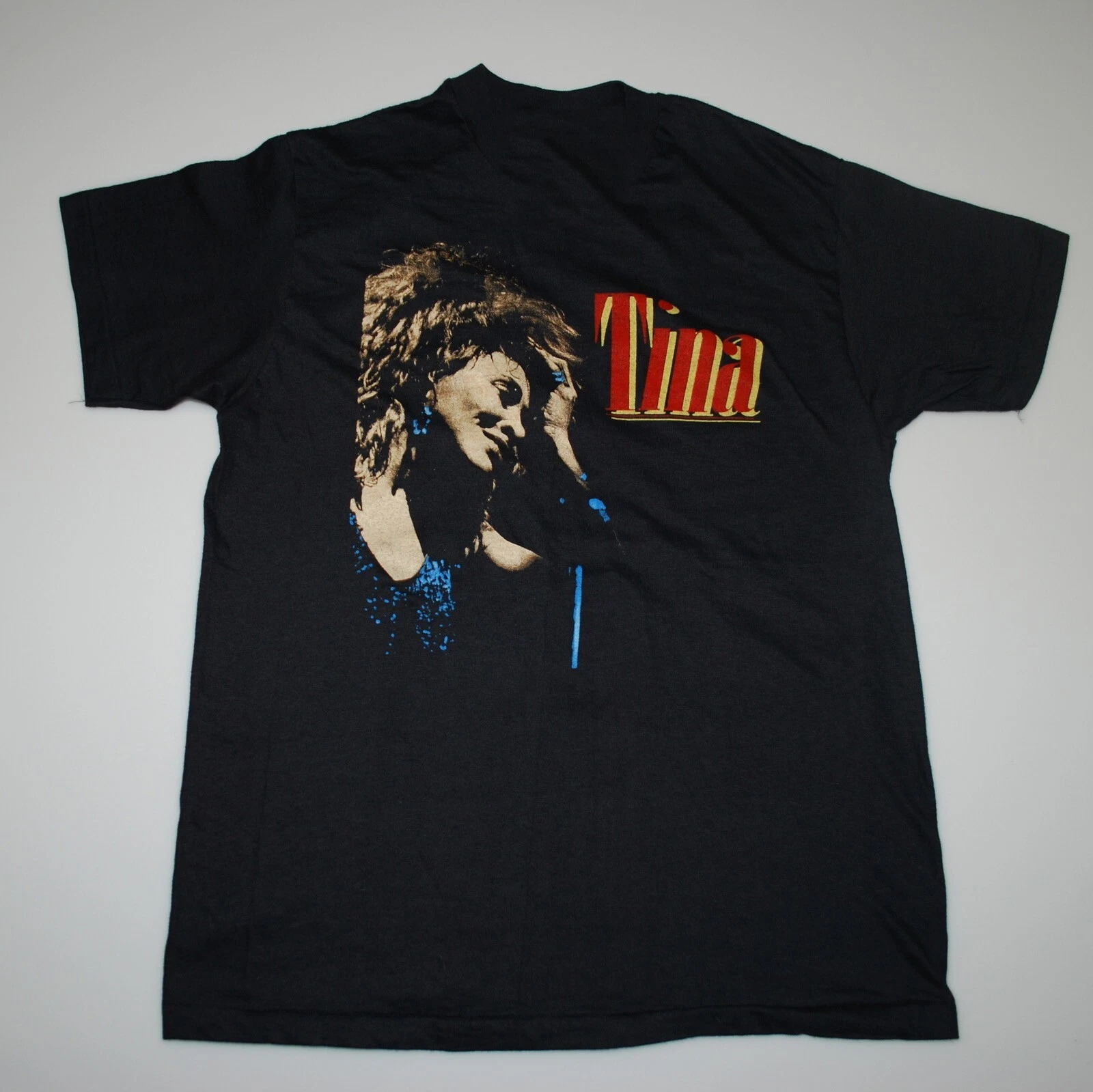 1985 Tina Turner Singer Private Dancer Tour Cotton Black Men S-4XL T-Shirt A301 - Walmart.com