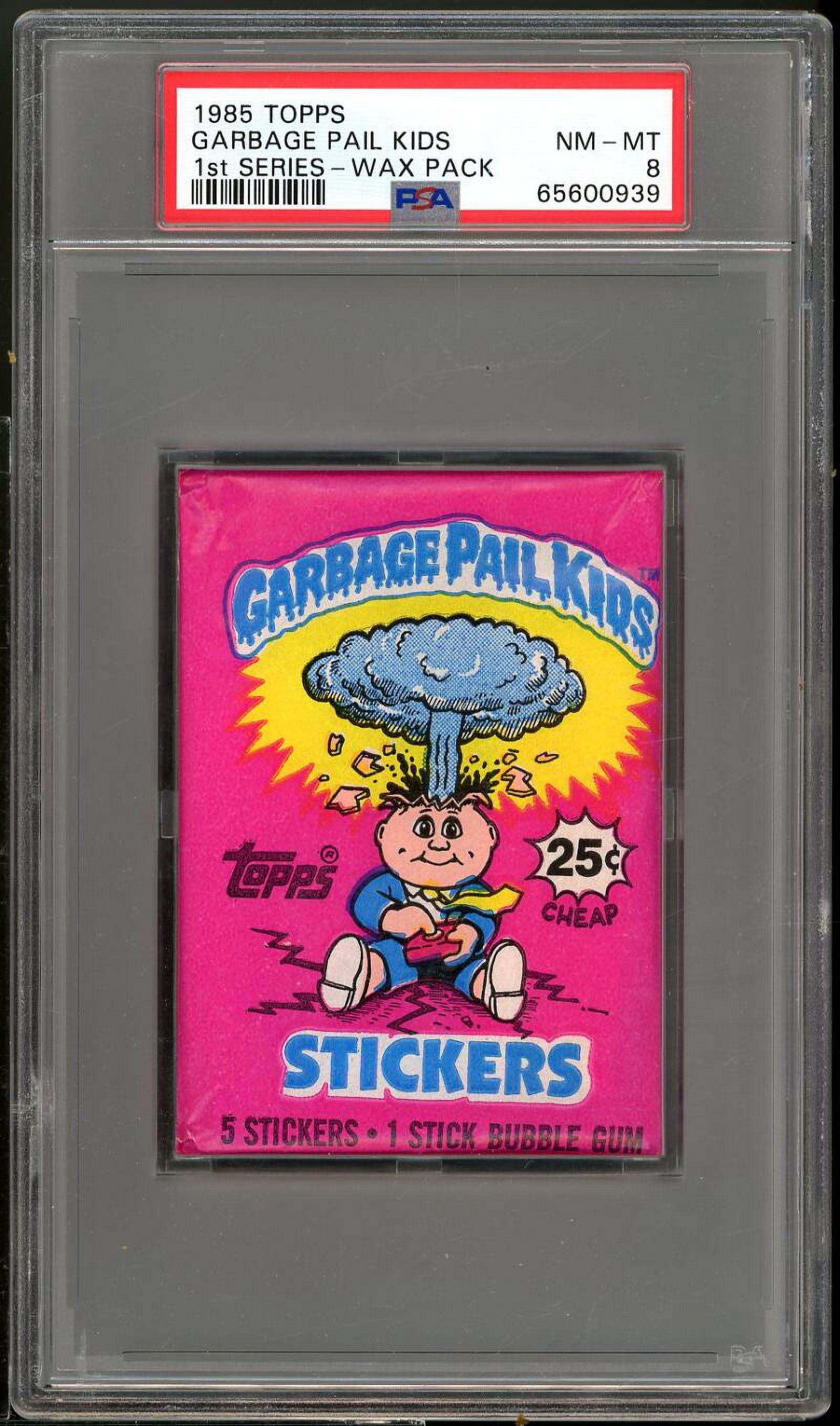1985 Topps Garbage Pail KIds 1st Series Wax Pack PSA 8 - Walmart.com