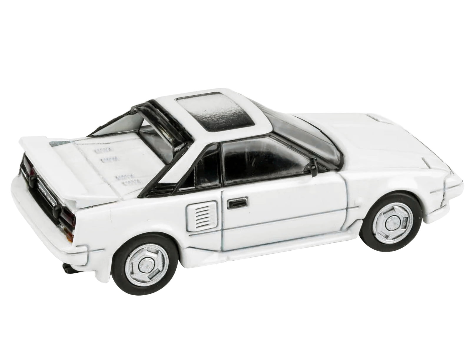 1985 Toyota MR2 MK1 Super White with Sunroof 1/64 Diecast Model Car by ...
