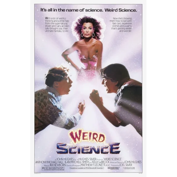 1985 Weird Science Movie Poster Anthony Michael Hall Kelly Lebrock ...