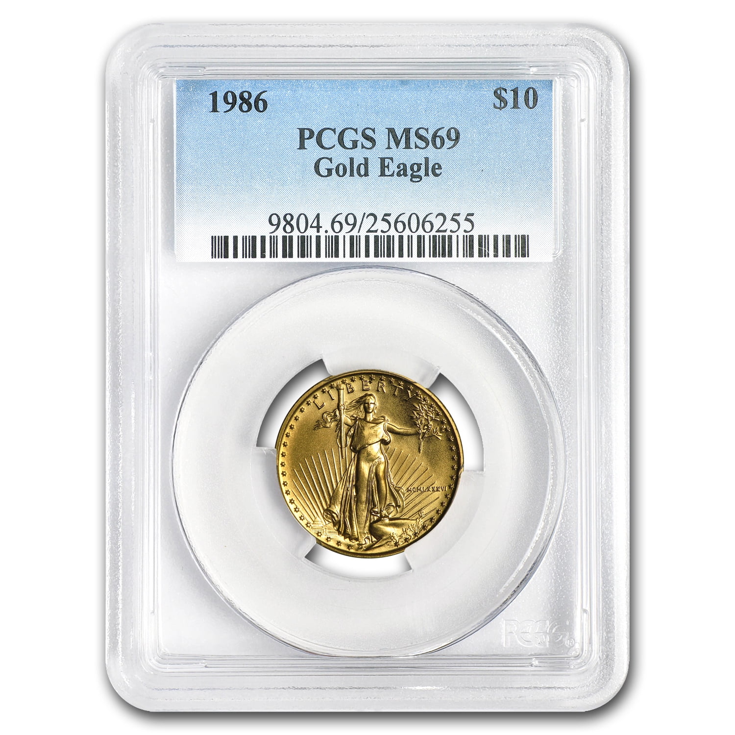 1986 1/4 oz American Gold Eagle MS-69 PCGS - Walmart.com