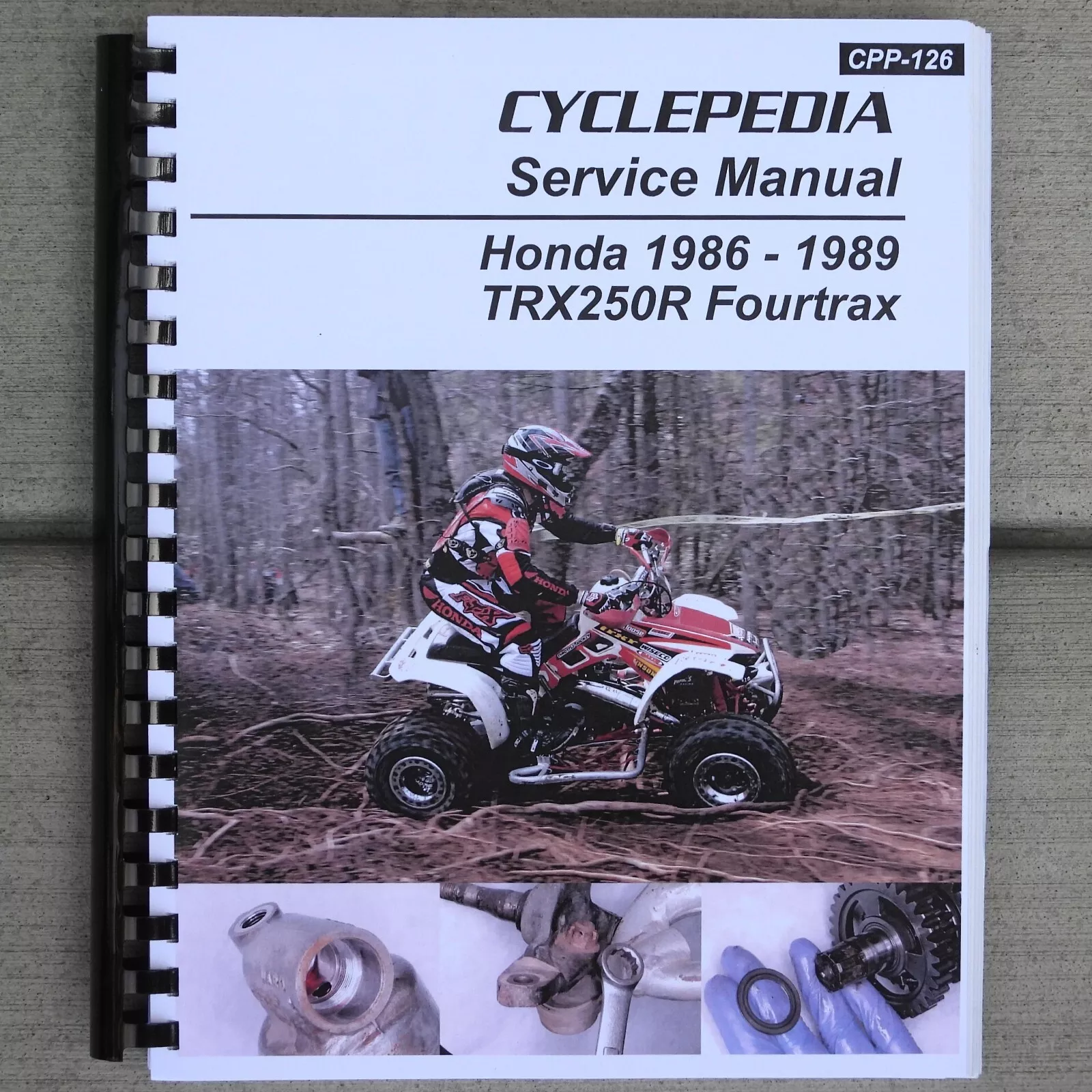 1986-1989 Honda TRX250 TRX250R TRX 250 Fourtrax ATV Quad SERVICE ...