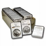 US Mint 1986-2023 Silver Eagle Bullion 39-Coin Set MS-69 NGC Packaged ...