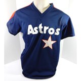 1986-93 Houston Astros #5 Game Used Navy Jersey Batting Practice XL ...