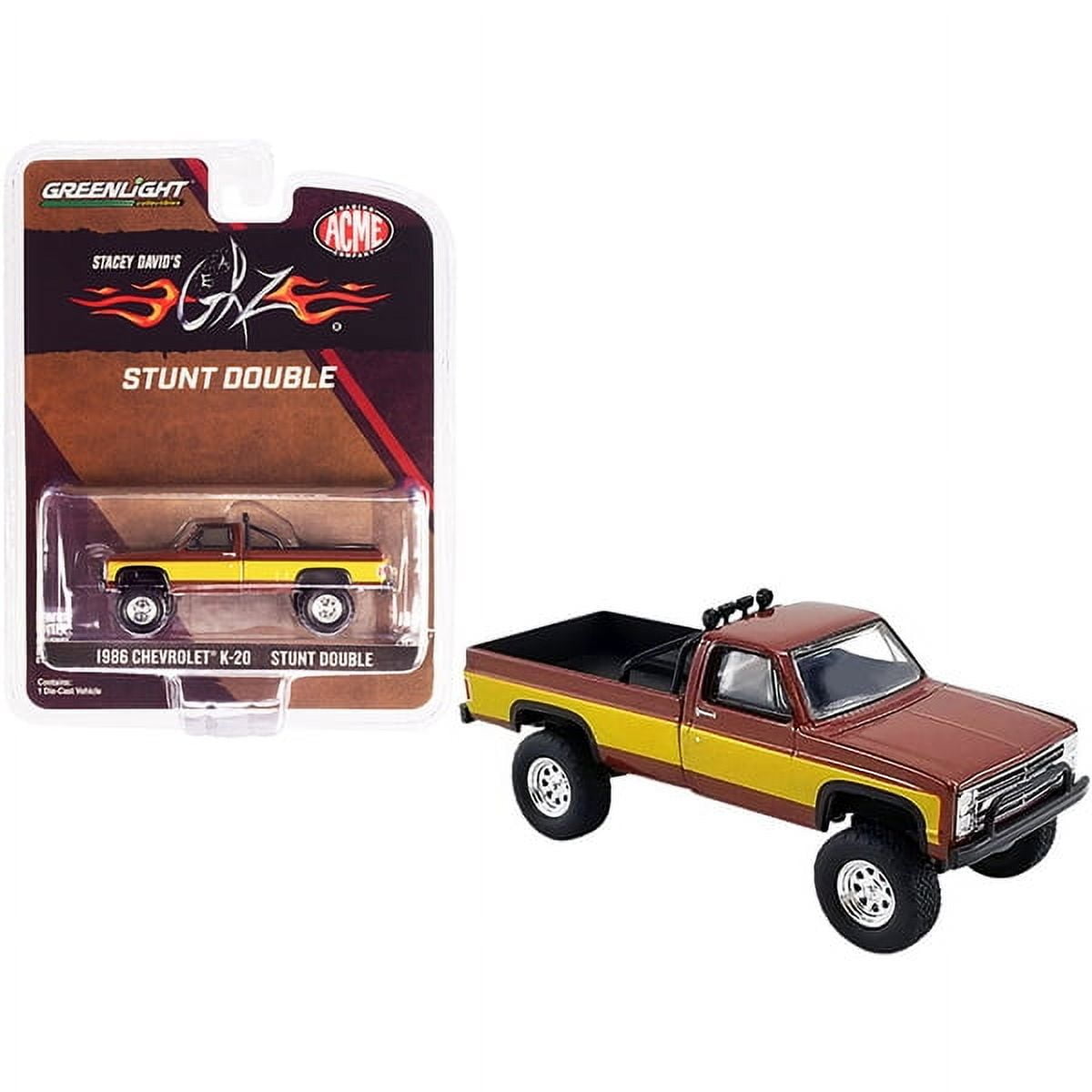 1986 Chevrolet K-20 Pickup Truck Brown Met. w/Gold Stripes Stacey David ...