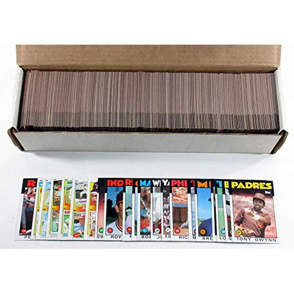 1986 Topps Baseball Complete Set (792) Ryan Clemens Rose - Walmart.com