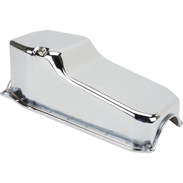 Speedway Motors Chrome Oil Pan for 1986 and Newer SBC with Passenger ...
