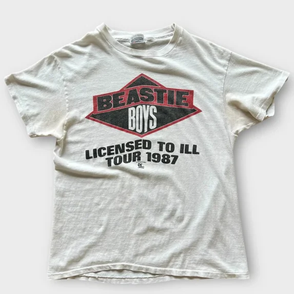 1987 Beastie Boys Licensed To ILL Tour Vintage Band Rap Tee Shirt All ...
