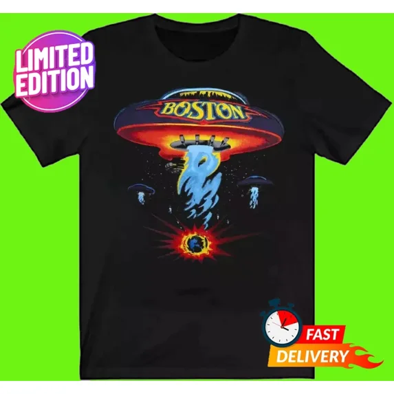 1987 Boston Rock Band US Concert T-Shirt - Walmart.com
