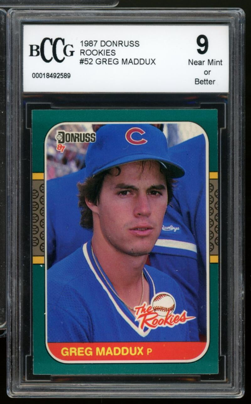 Greg Maddux Donruss Rookie Card