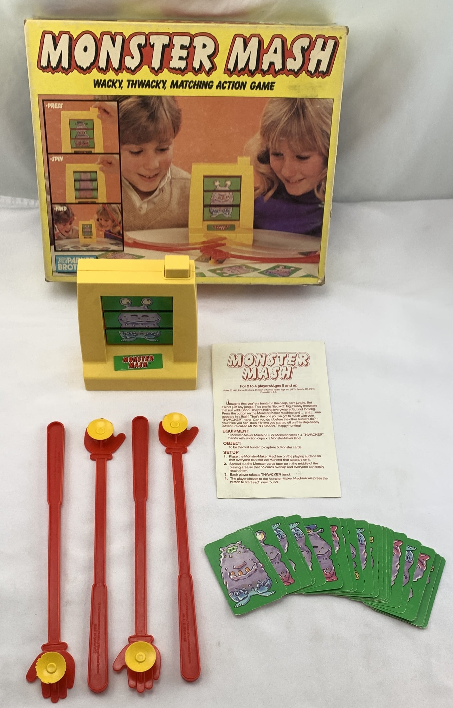 Open Box 1987 Monster Mash Game by Milton Bradley - Walmart.com
