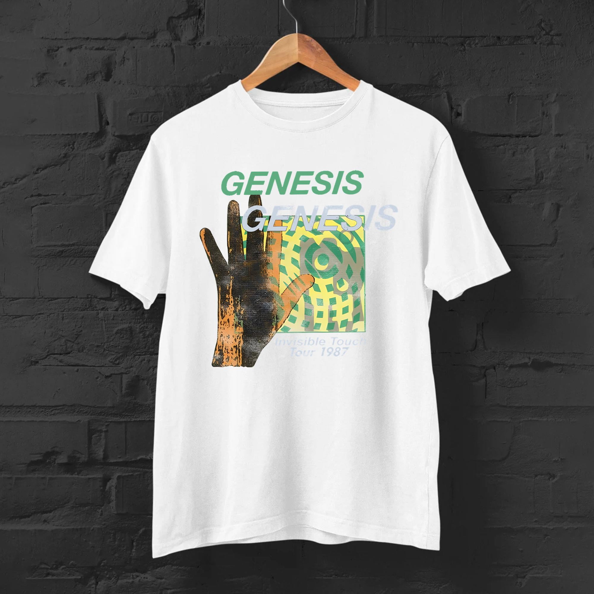 1987 Rock Tour-Inspired Shirt – Invisible Wave Graphic Tee, Retro 80s ...