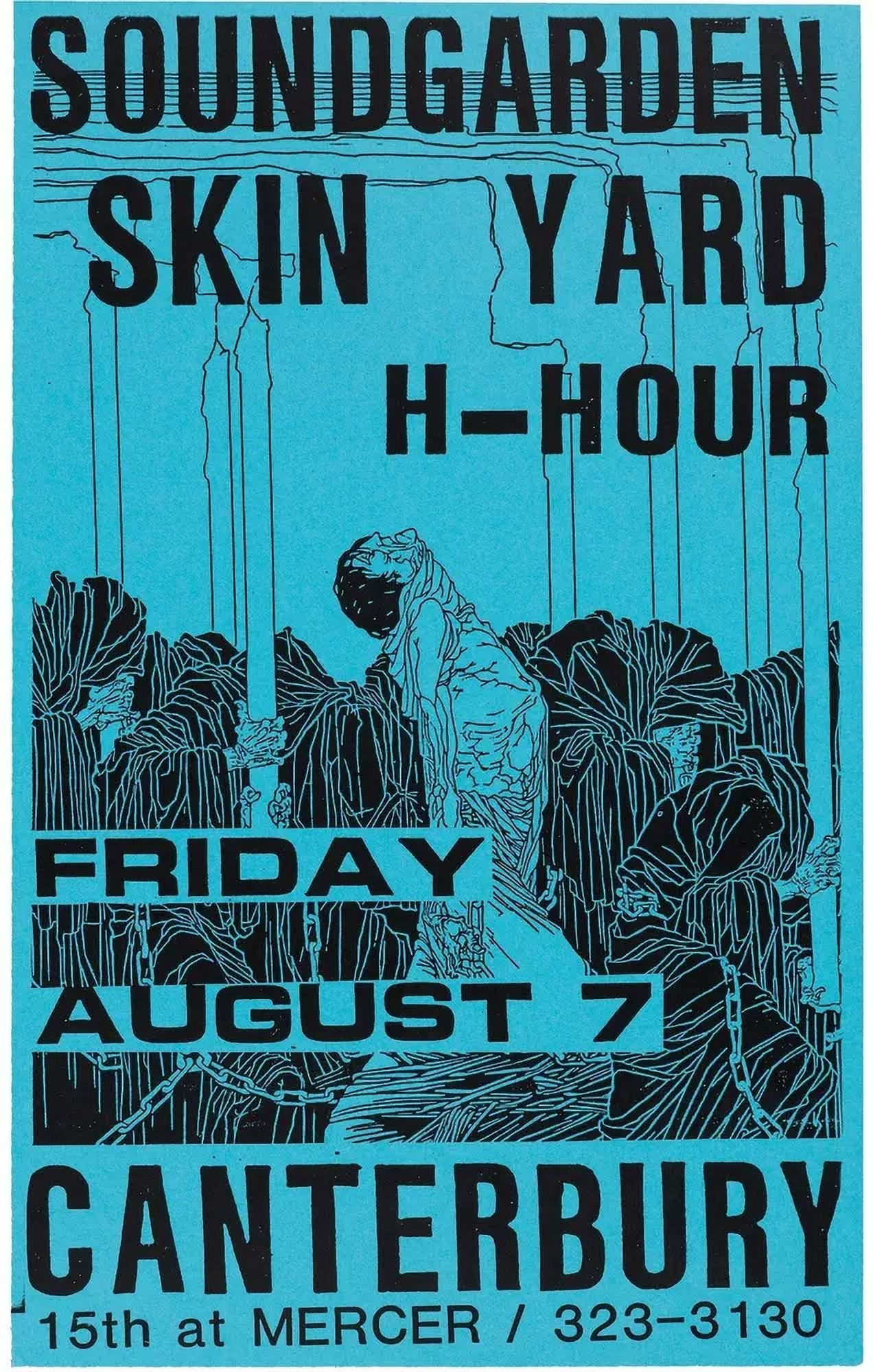 1987 SoundGarden Concert Poster Wall Art print is es Chris Cornell 24 x ...