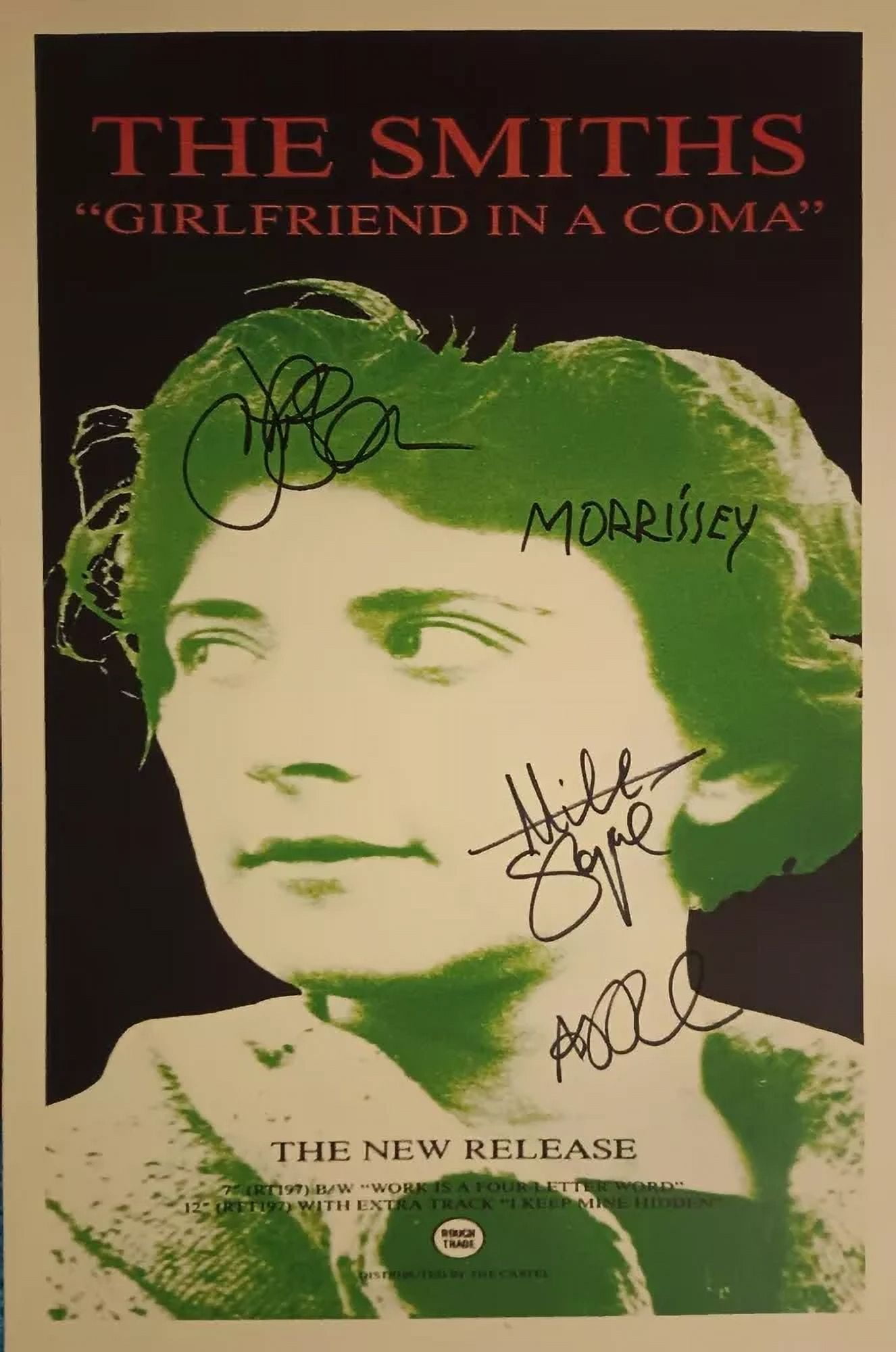 1987 THE SMITHS CONCERT POSTER WALL ART PRINT FACSIMILE SIGNED ...