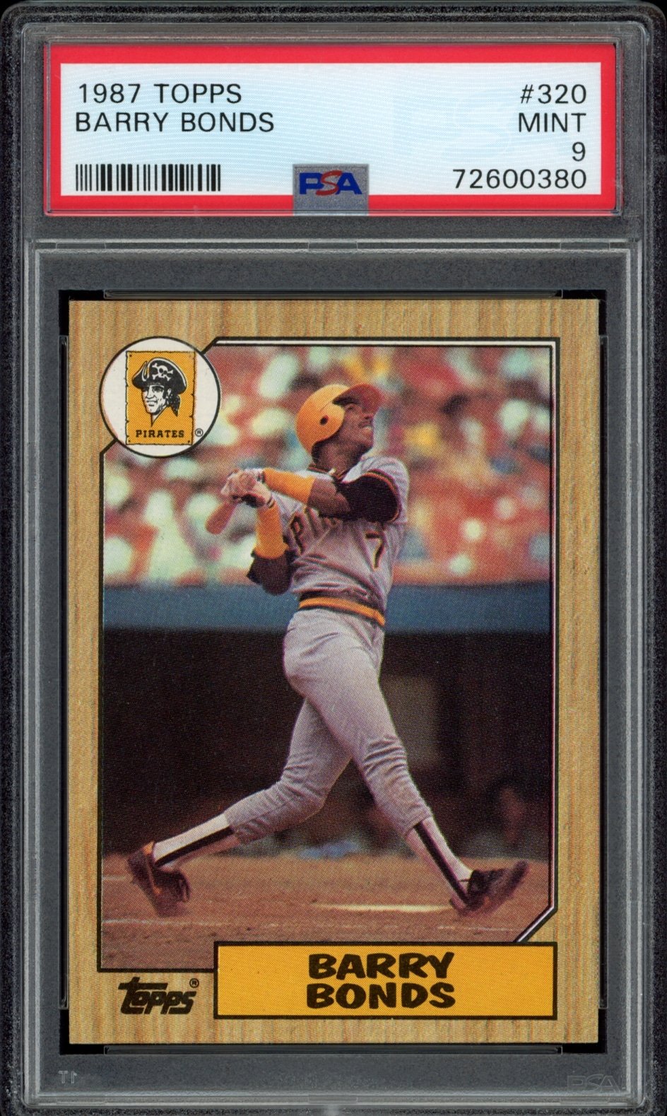 1987 Topps Barry Bonds #320 (PSA 9) - Walmart.com