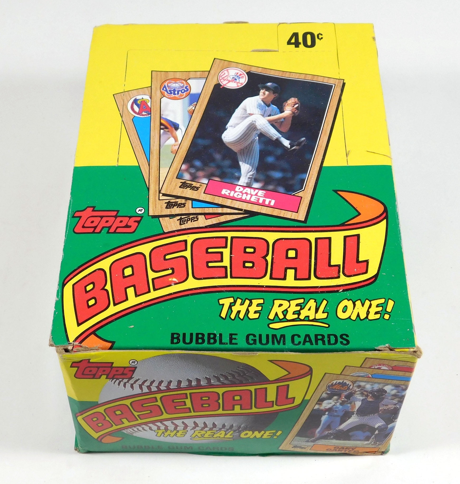Topps 1987 Baseball Box - Possible Rookie Cards, Barry Bonds, 36 Packs ...