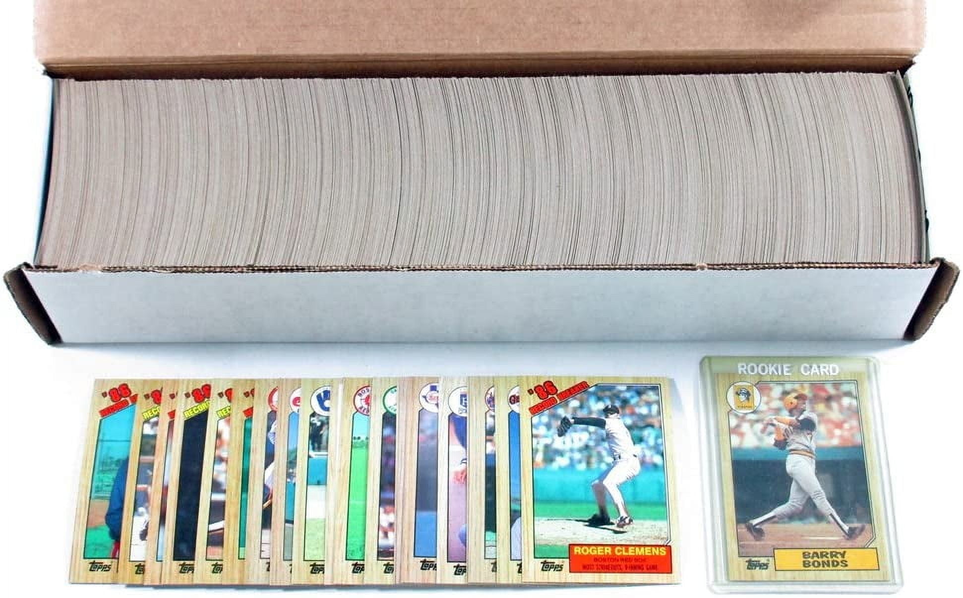 Topps 1987 Baseball Complete Card Set, 792 Cards, Barry Bonds, Will ...