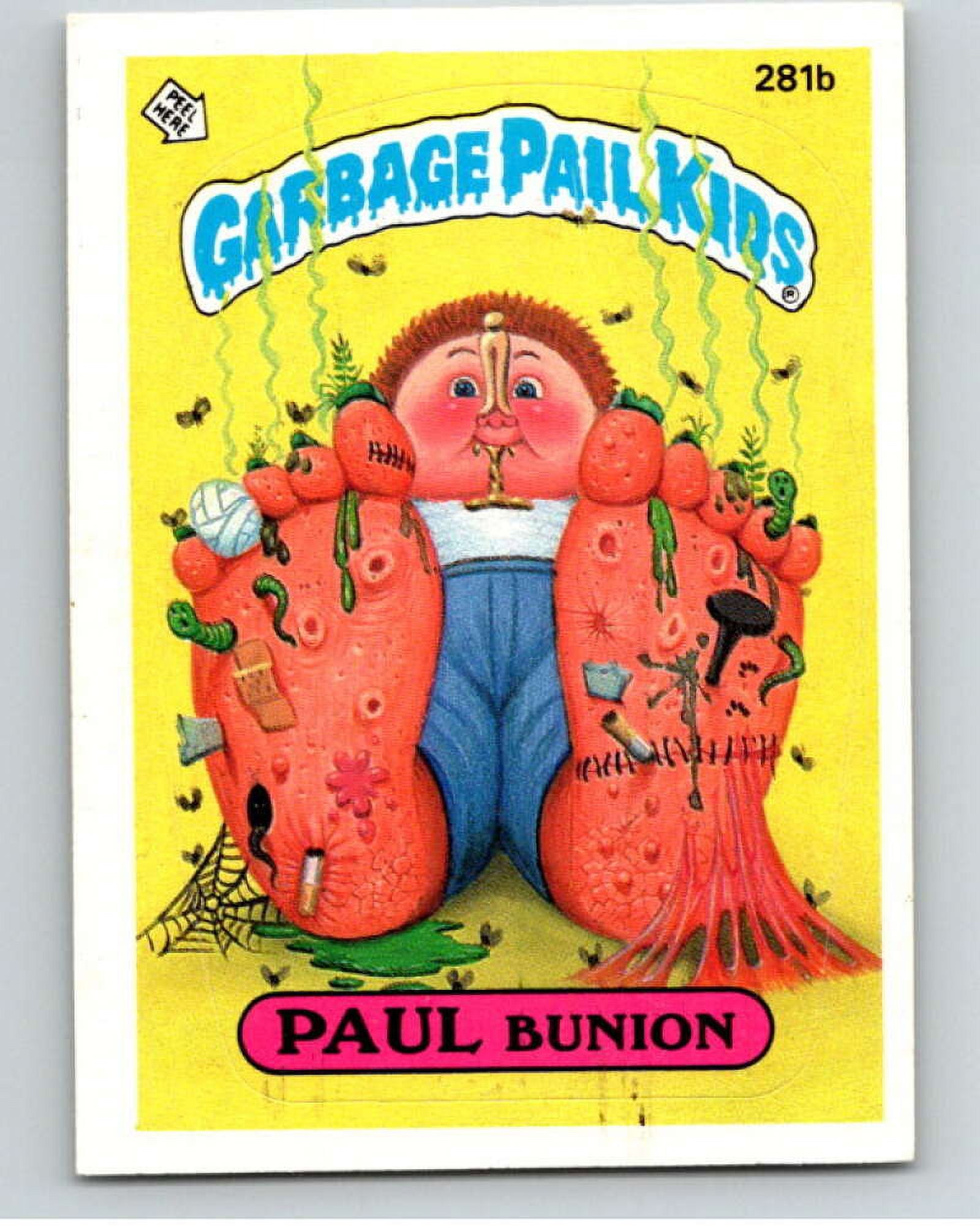 1987 Topps Garbage Pail Kids Series 7 #281B Paul Bunion V73443 ...