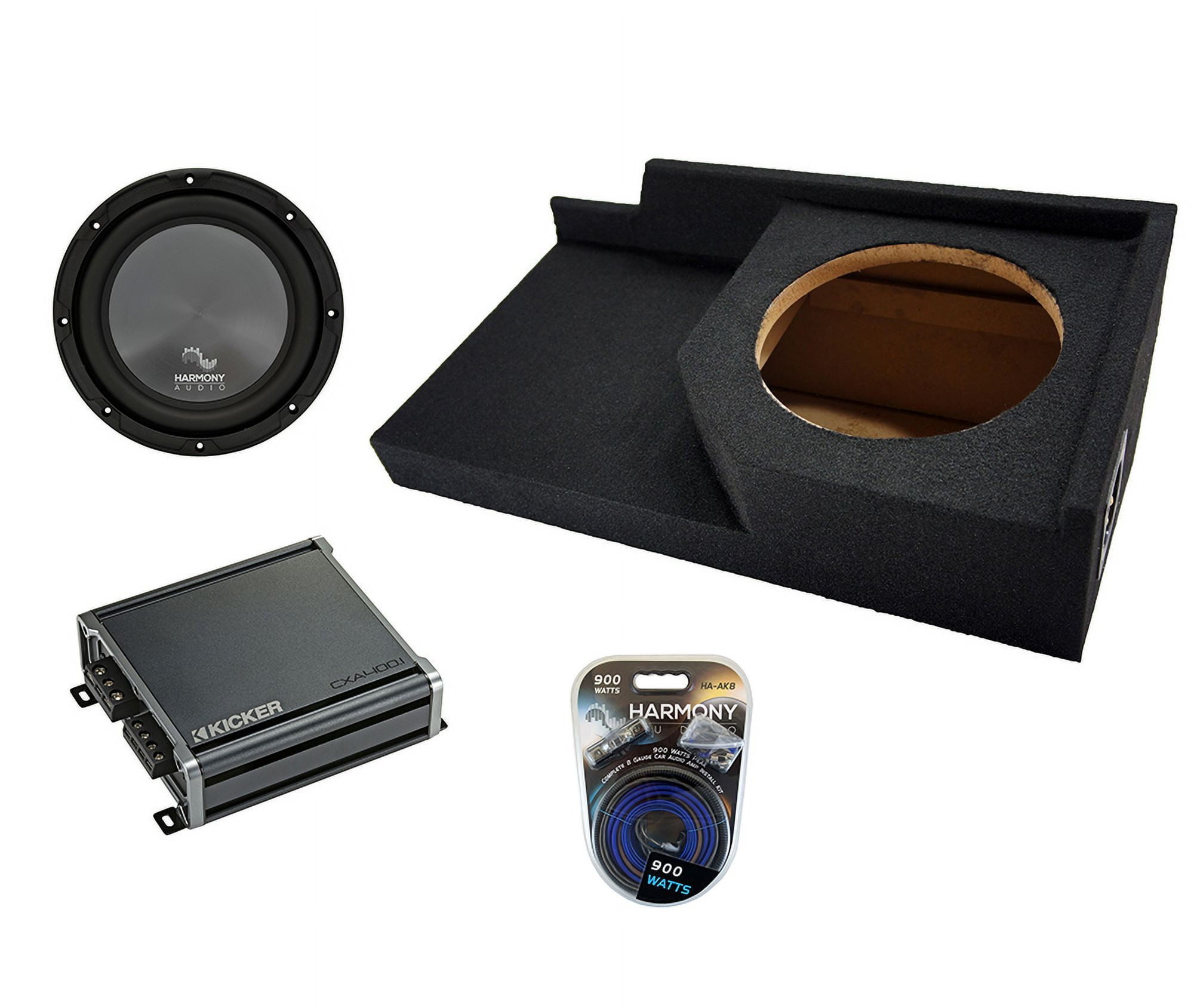 1988-1998 Chevy CK Silverado Ext Truck Harmony R104 Single 10 Sub Box ...