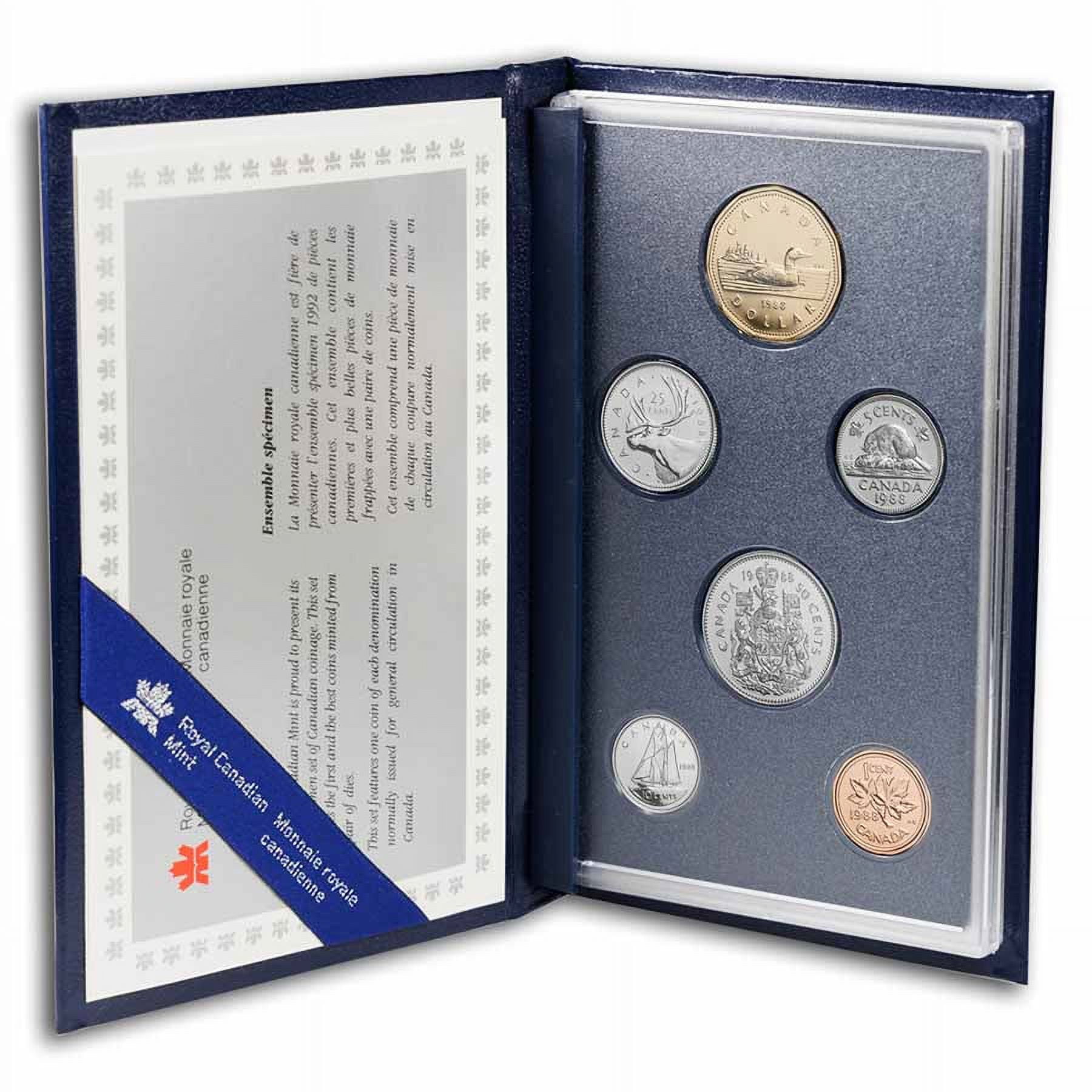 1988 Canada 6-Coin Specimen Set (Box & COA) - Walmart.com