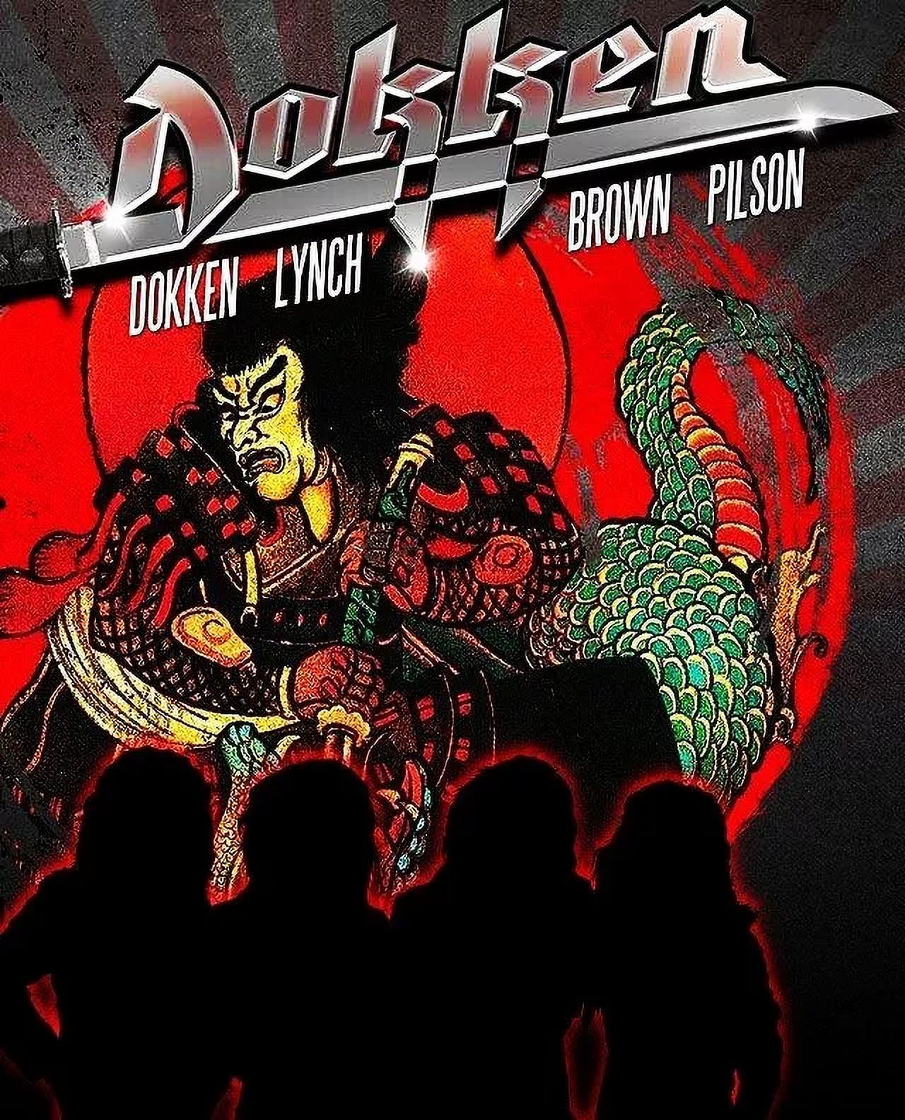1988 Dokken Album Promo Poster Wall Art Print in Beast From The East 11 ...