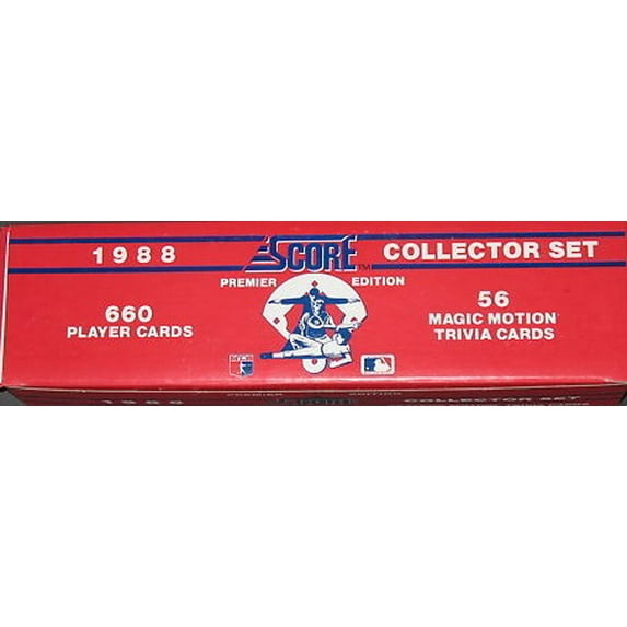 1988 Score Baseball Complete Factory Complete Set 660 Trading Cards ...