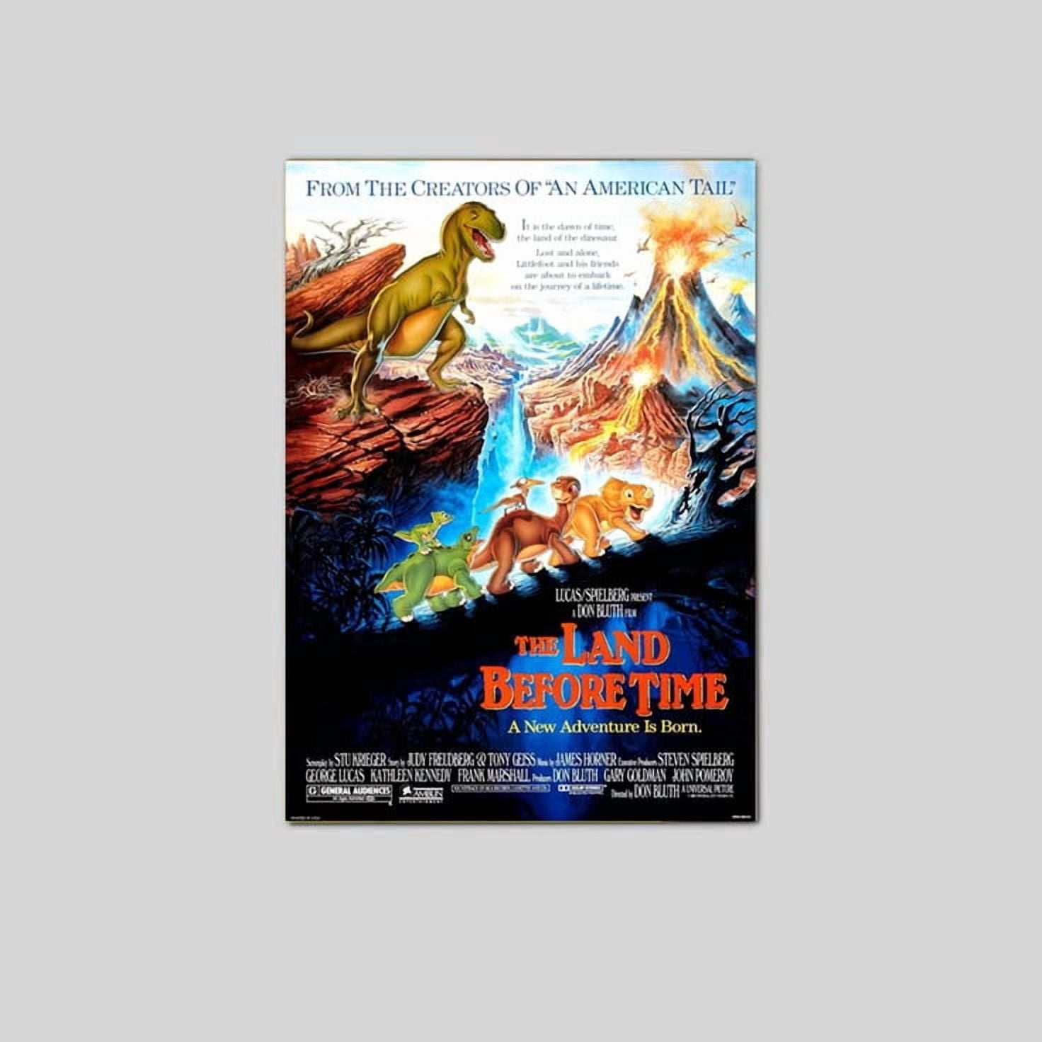1988 The Land Before Time Movie Poster Littlefoot Cera Petrie Ducky ...