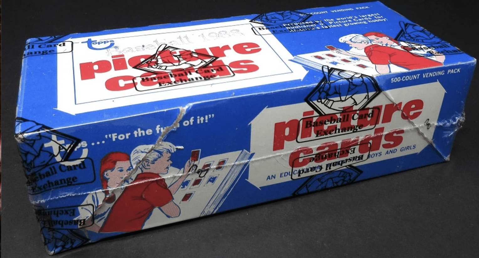 1988 Topps Baseball Vending Box (500 Cards) BBCE Wrapped FASC - Walmart.com