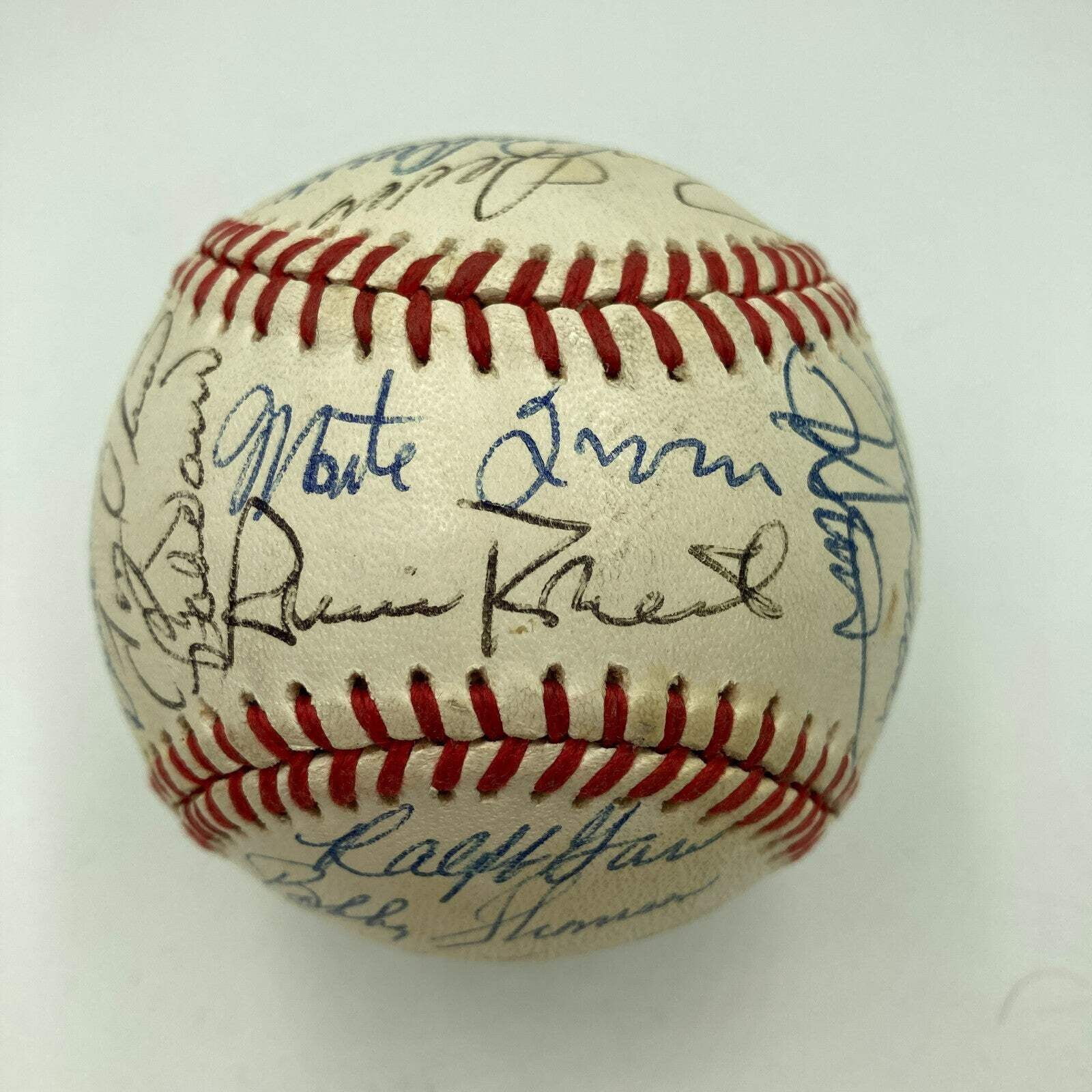 1988 Wrigley Field Equitable All Star Game Signed Baseball Ernie Banks ...