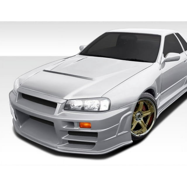 1989-1994 Nissan Skyline 2DR R32 Duraflex R324 Conversion Front Bumper ...