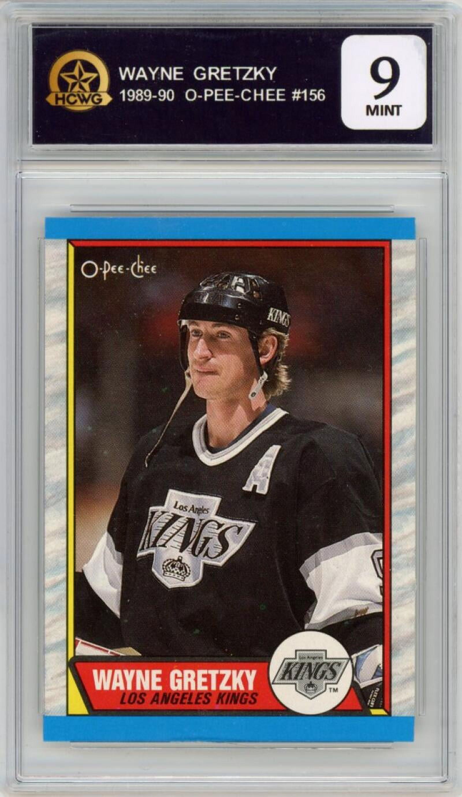 1989-90 O-Pee-Chee #156 Wayne Gretzky Los Angeles Kings HCWG 9 - Walmart.com