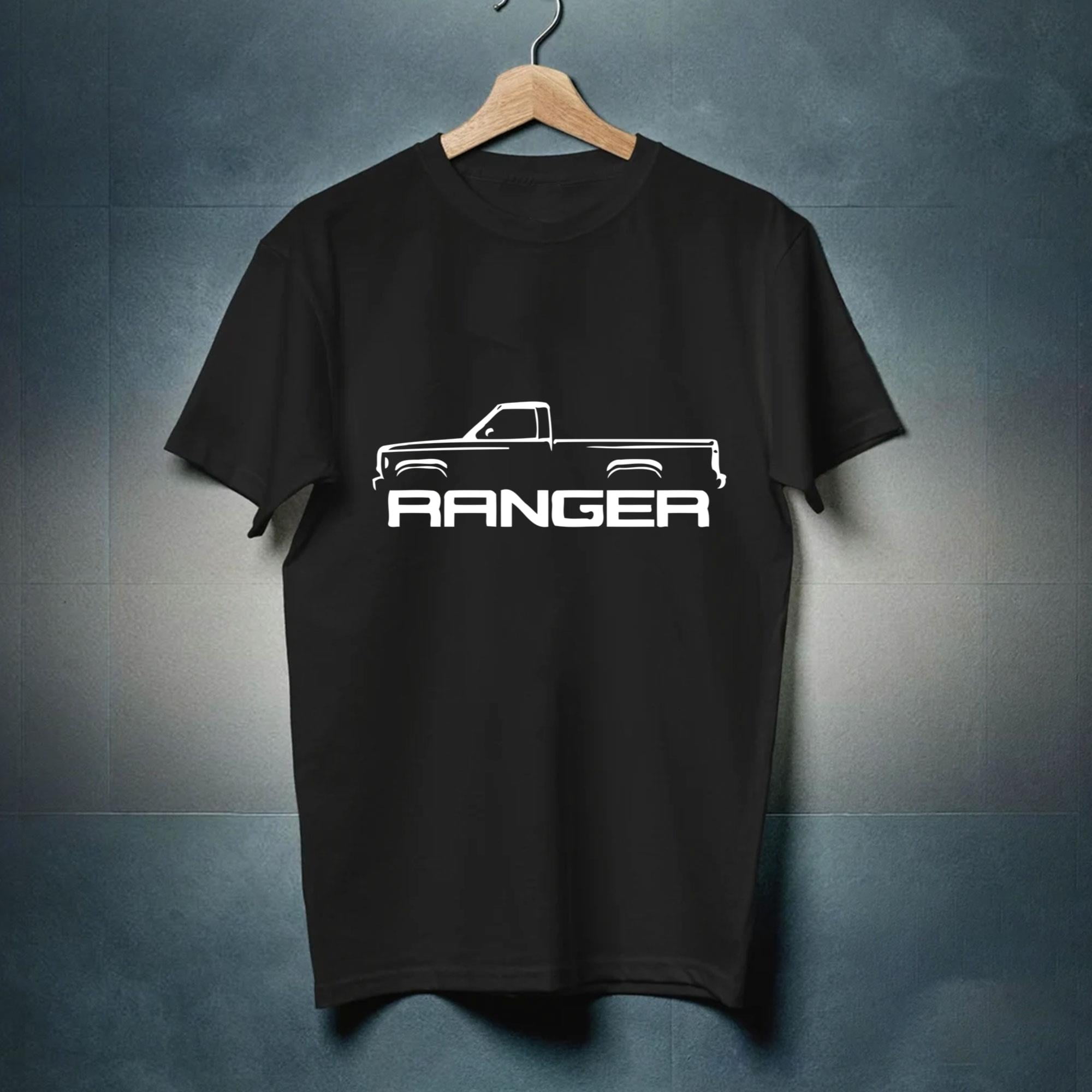1989-92 Ford Ranger Single Cab Pickup Truck Classic Outline Tshirt NEW ...