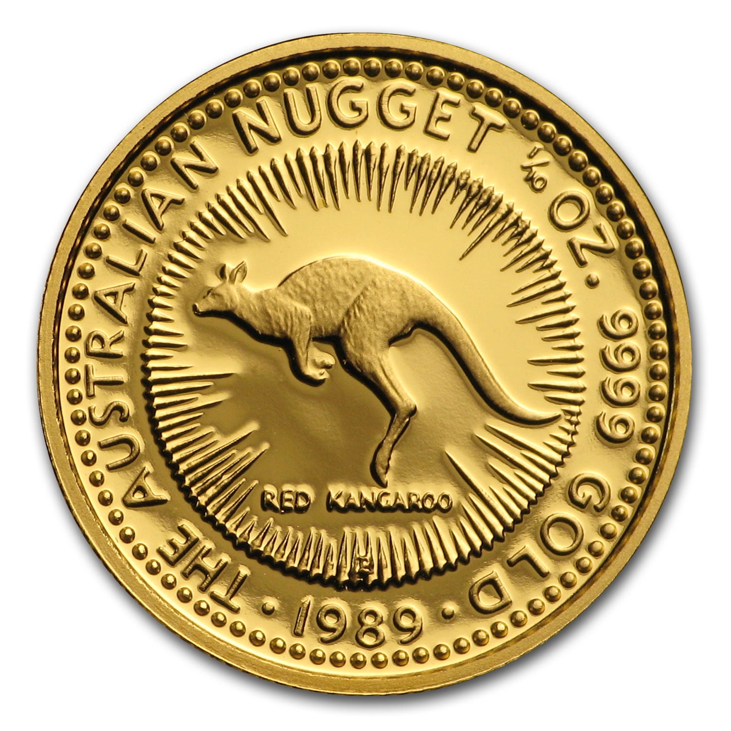 1989 Australia 1/10 oz Proof Gold Nugget - Walmart.com
