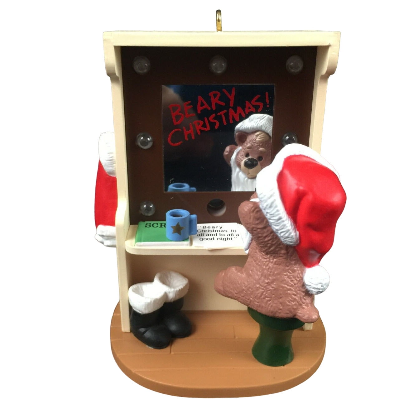 1989 Backstage Bear (Vintage) Hallmark Keepsake Christmas Tree Ornament ...