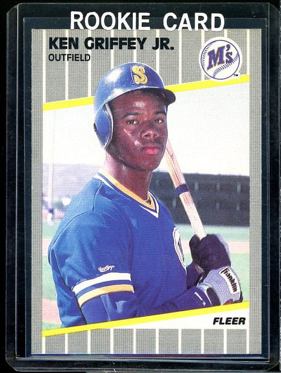 1989 Fleer #548 Ken Griffey Jr. Mariners RC Rookie Card - Walmart.com