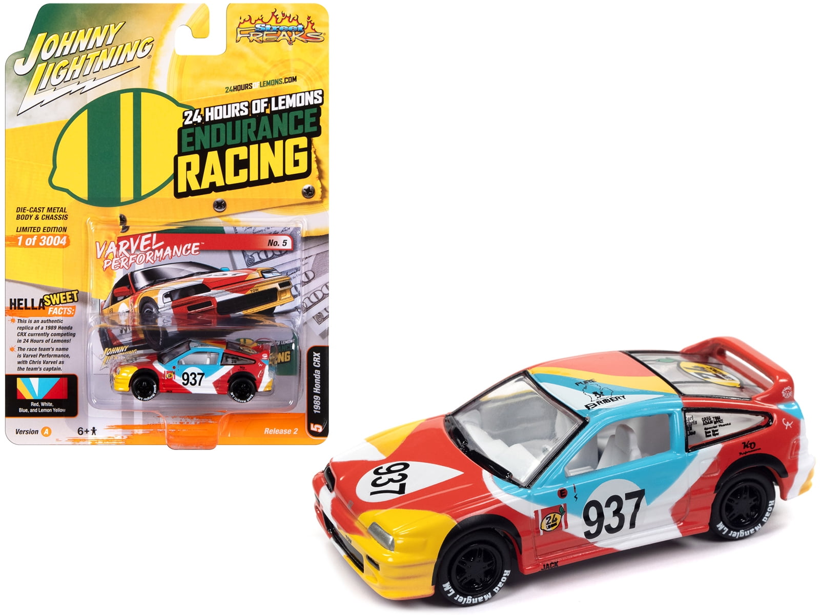 1989 Honda CRX #937 "Varvel Performance" "24 Hours of Lemons Endurance ...