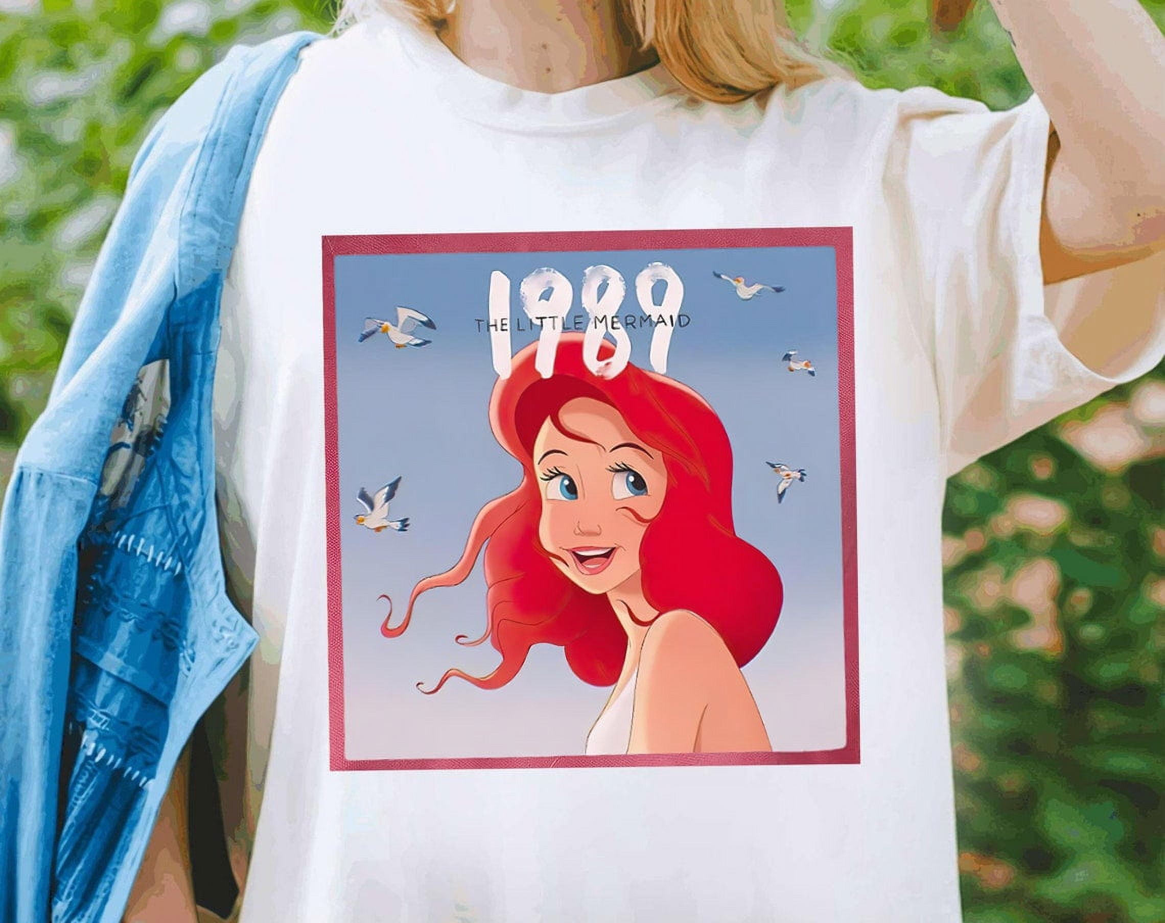 1989 Little Mermaid Shirt, Disney 1989 Ariel'S Version T-shirt ...