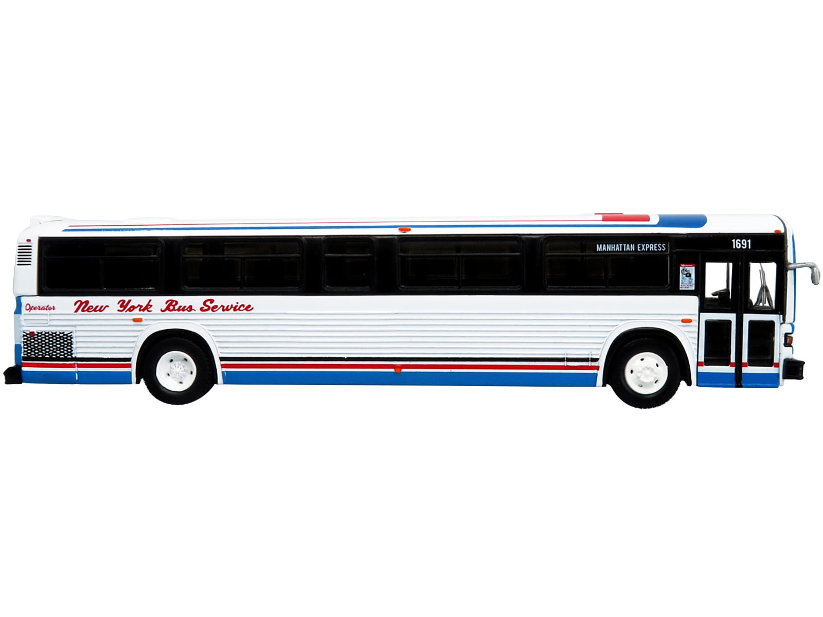 1989 MCI Classic Transit Bus New York Bus Service "Manhattan Express ...