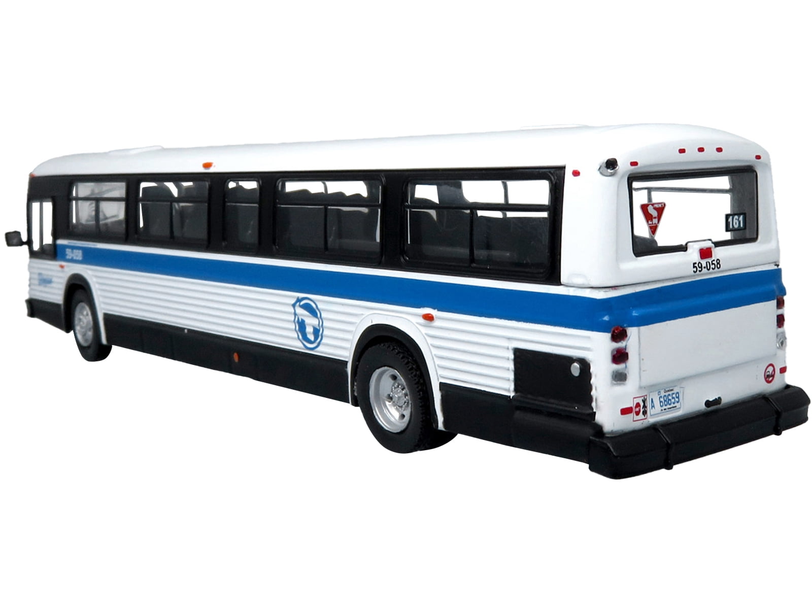 1989 MCI Classic Transit Bus STM Montreal "161 Van Horne" 1/87 Diecast ...